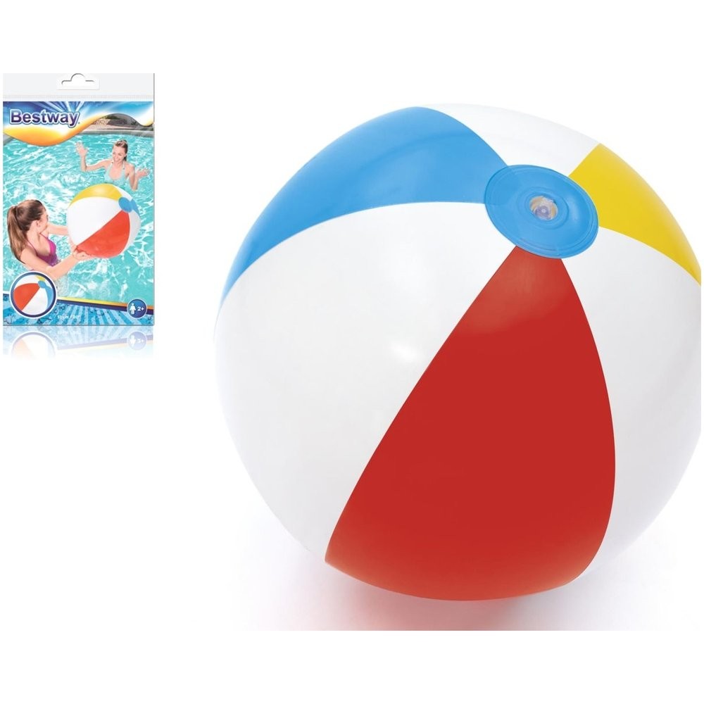 Felfújható strandlabda csíkokkal, átmérője 51cm 2+ | iskola-vilag.hu