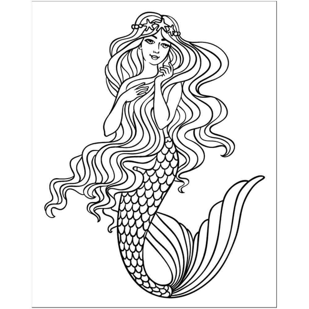 Homokfestés sablon - Sellő | iskola-vilag.hu